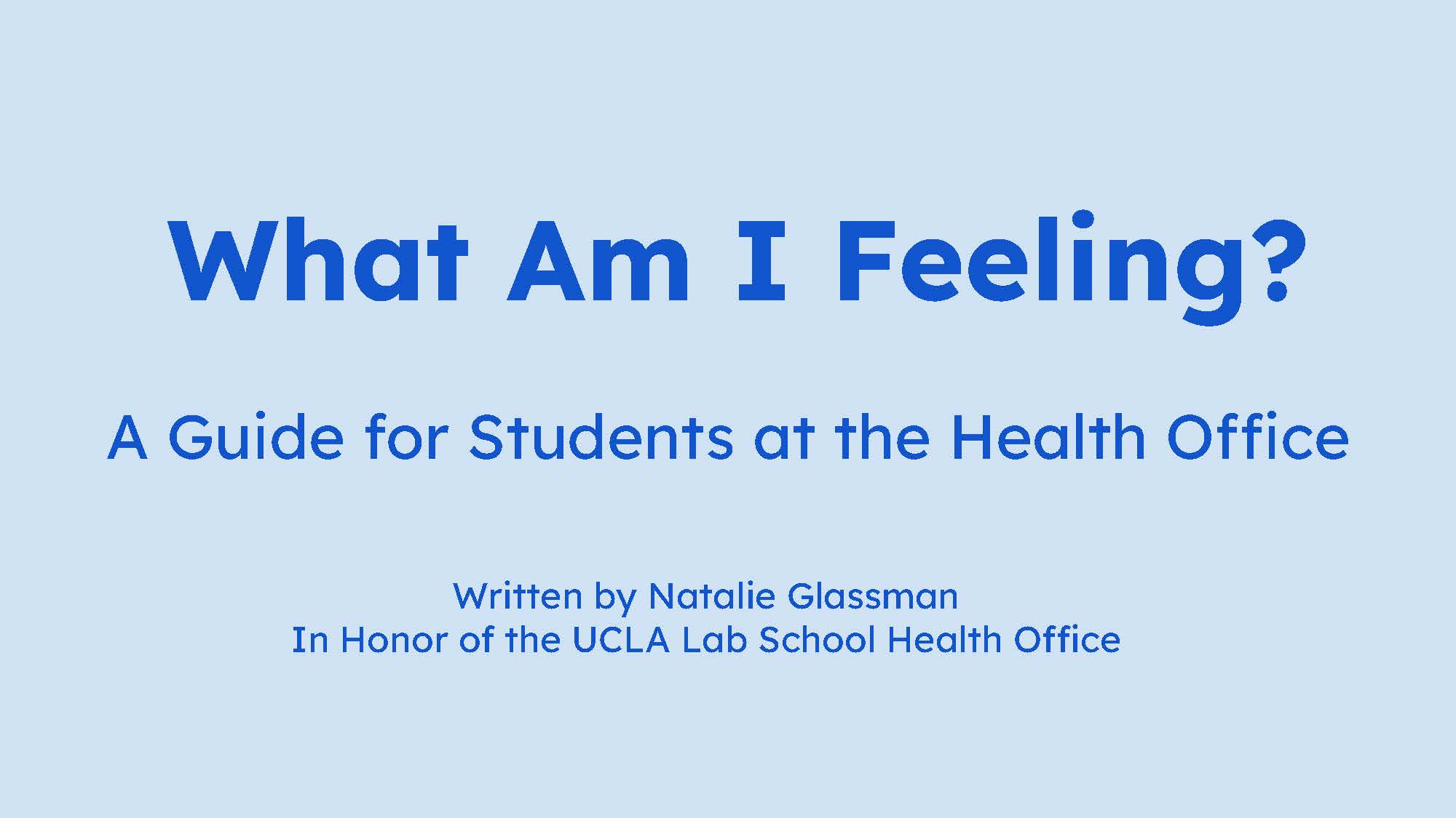 Natalie F. Glassman – UCLA Honors Programs